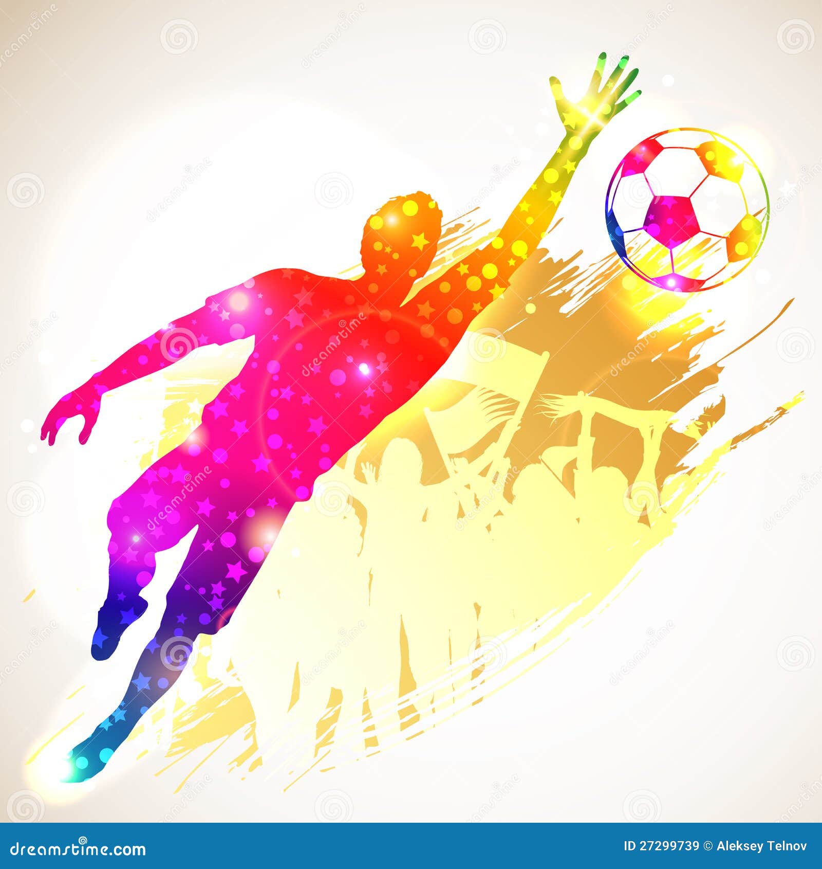 Guarda-redes do futebol ilustração do vetor. Ilustração de objetivo ...