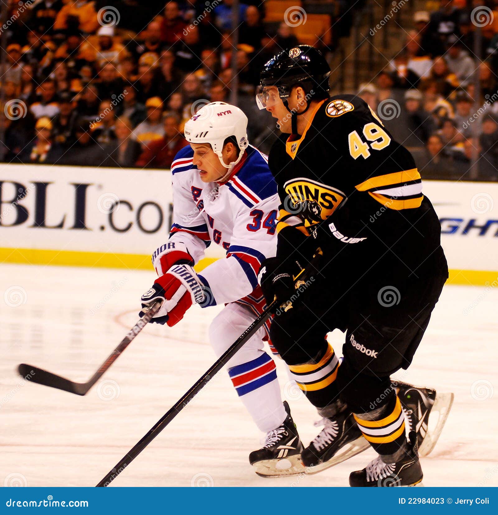 Guardabosques De Rich Peverley Y De John Mitchell Bruins V. Foto de ...