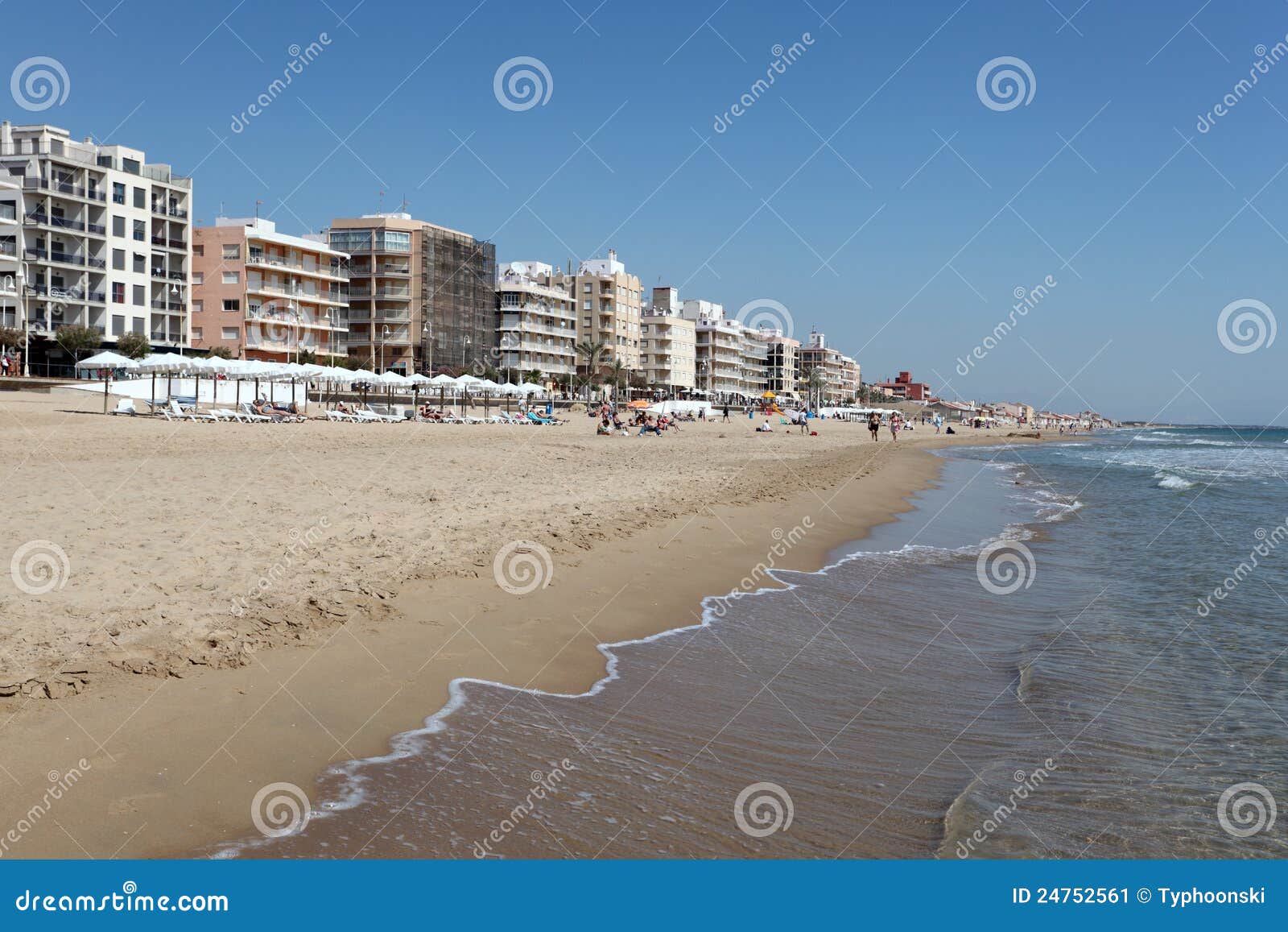 Guardamar Del Segura Strand, Spanje Redactionele Foto - Image of ...