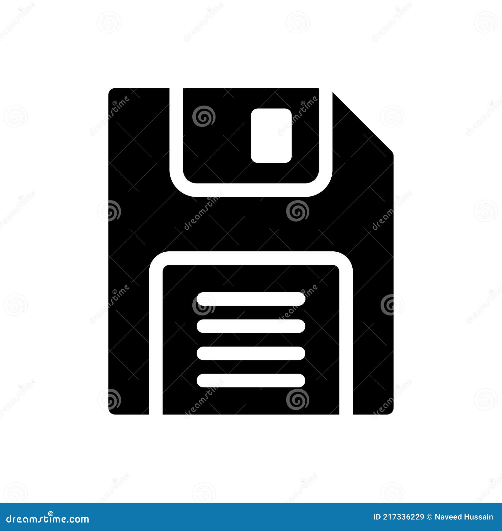 Guardar ilustración del vector. Ilustración de aislado - 217336229