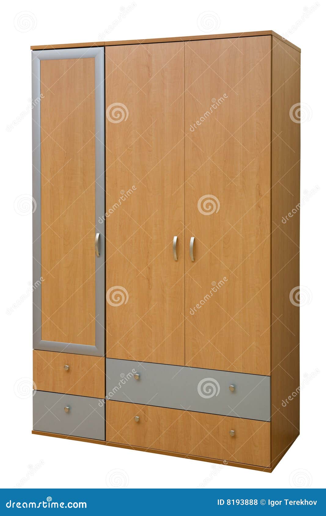 Guardarropa de madera foto de archivo. Imagen de aparador - 8193888