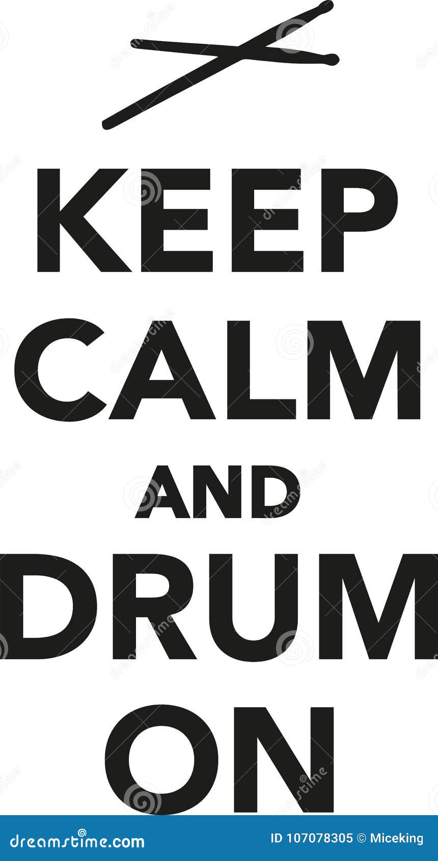 Guarde La Calma Y Teclee Encendido Ilustración del Vector - Ilustración ...