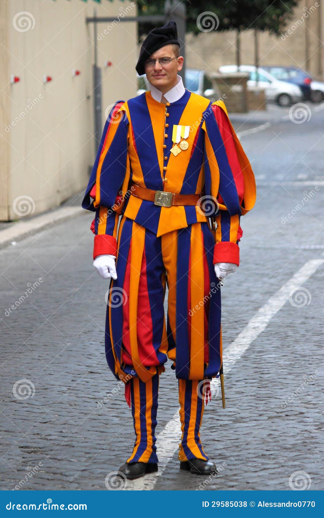 Guardia Svizzera a Città Del Vaticano Fotografia Stock Editoriale ...
