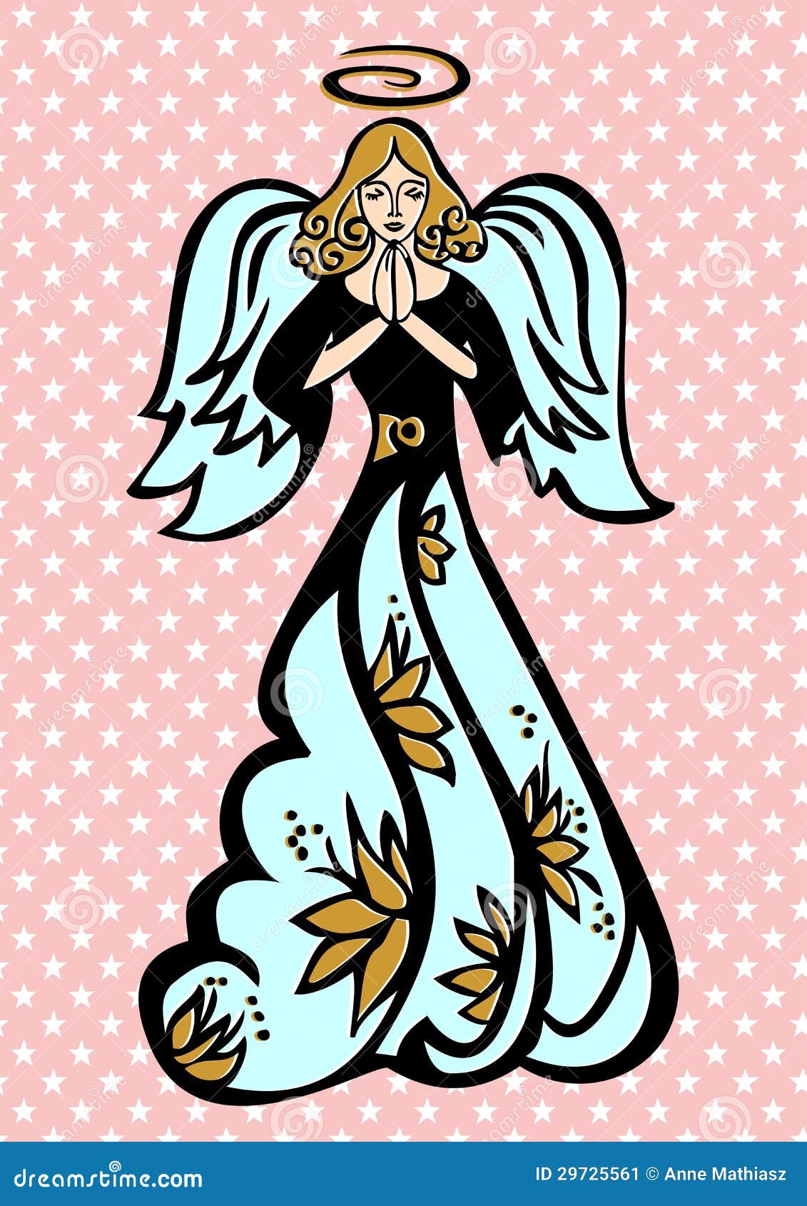 Guardian angel stock vector. Illustration of help, health - 29725561