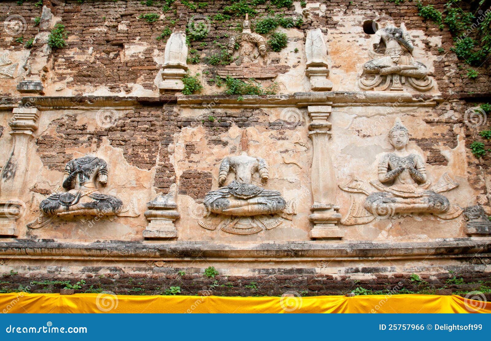 The Guardian Deity or Angel Statue on Pagoda. Stock Photo - Image of ...