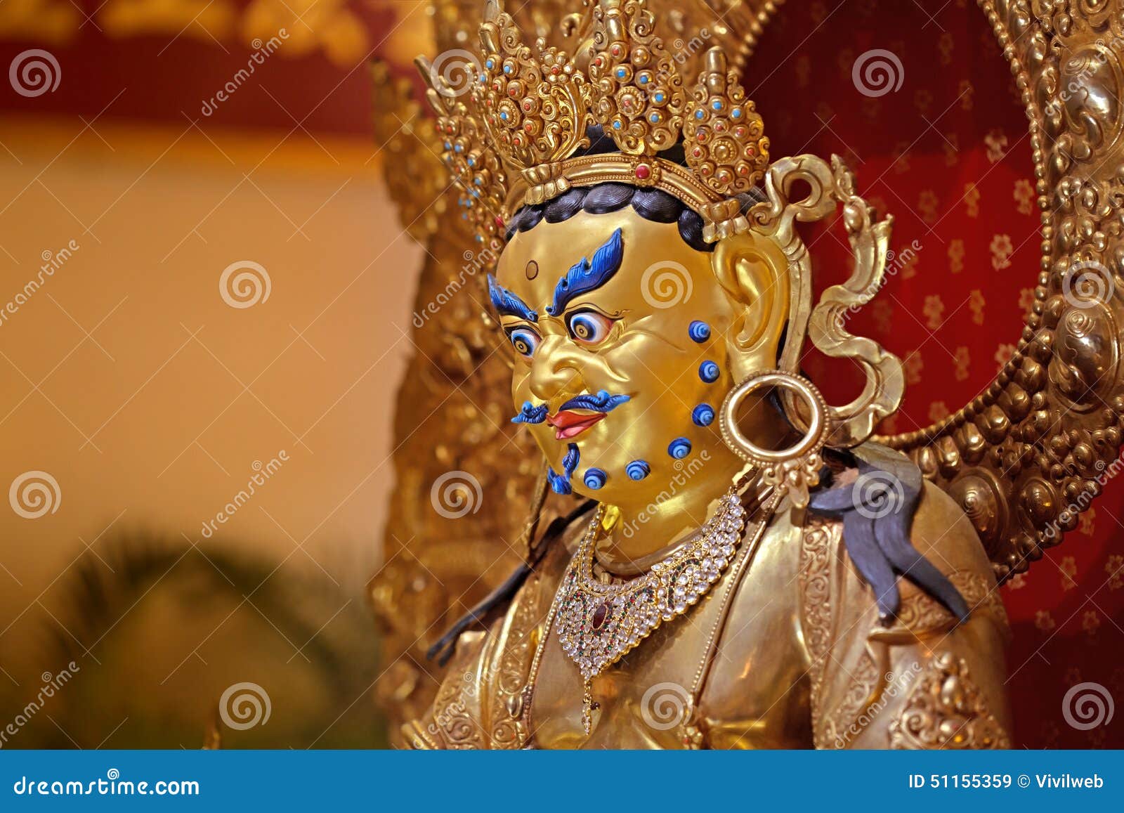 Guardian deity stock image. Image of asian, buddha, deity - 51155359