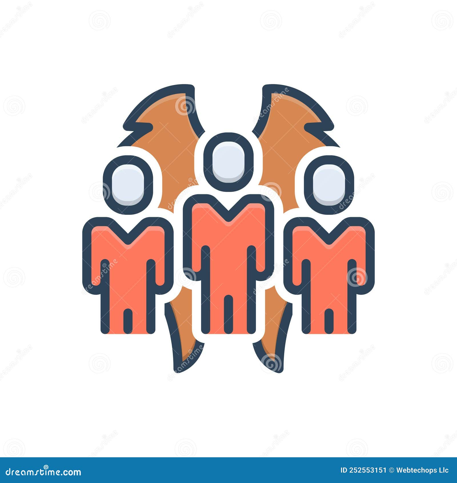 Color Illustration Icon for Guardian, Warden and Supervisor Stock ...