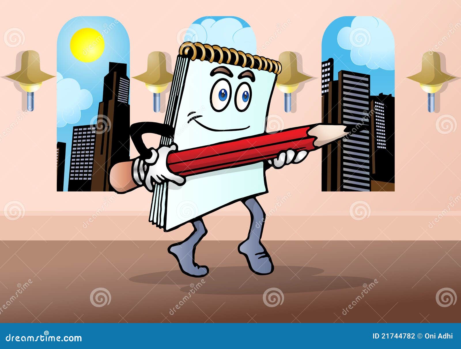 Guardian note stock illustration. Illustration of fingers - 21744782