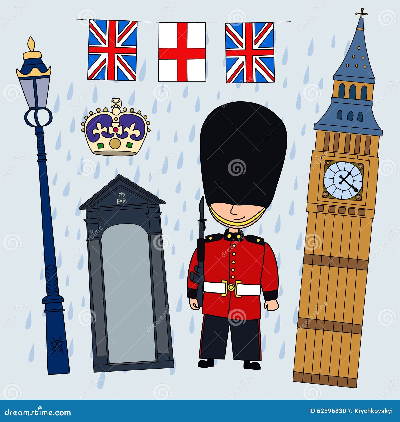 Guardian. stock vector. Illustration of travel, bearskin - 62596830