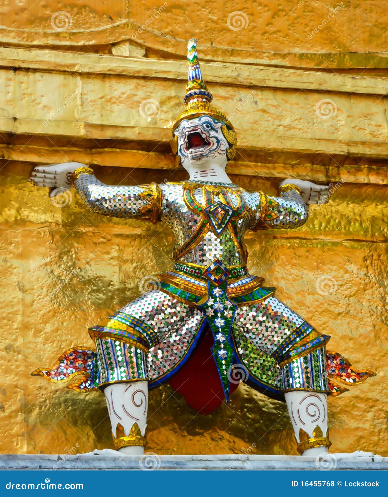 Guardian statue stock photo. Image of landmark, prayer - 16455768