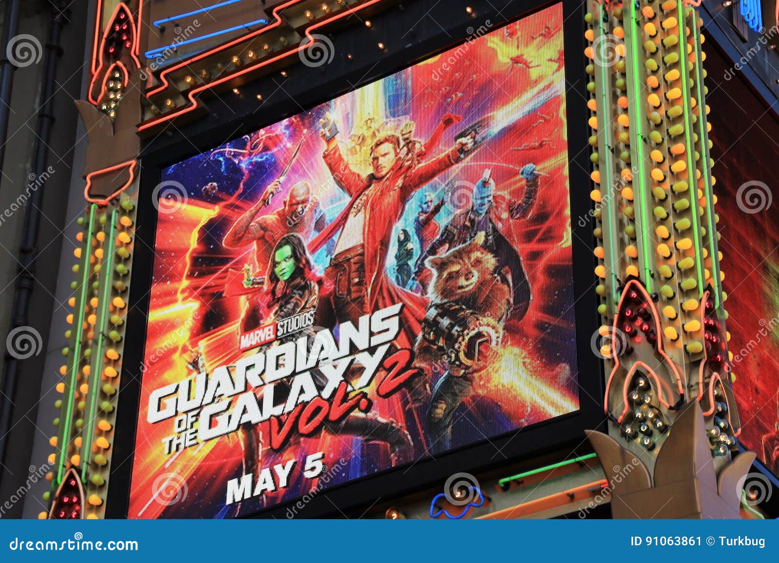 Guardians of the Galaxy Sign Editorial Photo - Image of blockbuster ...