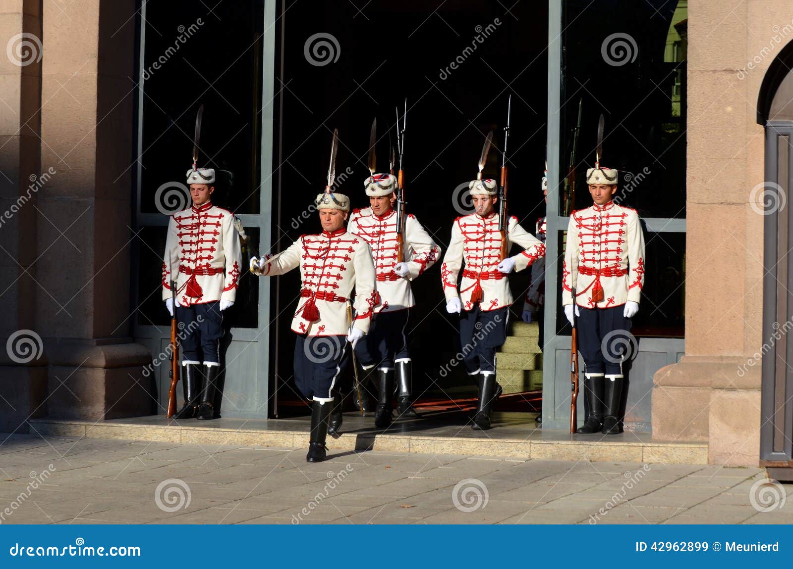 Guardie di onore immagine stock editoriale. Immagine di capitale - 42962899