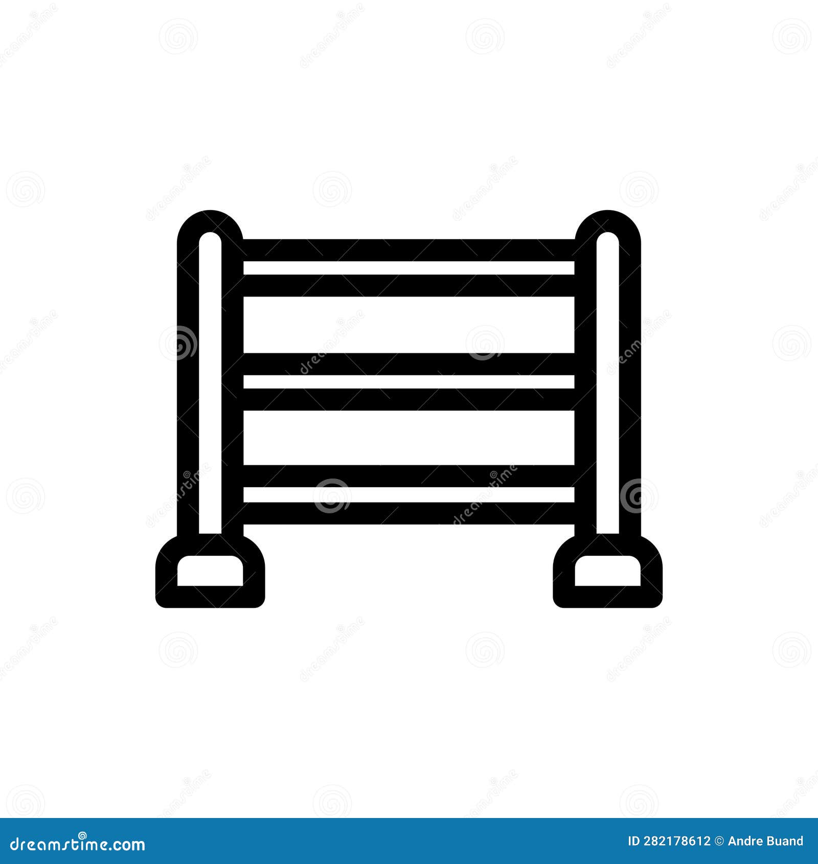 Guardrail Icon Illustration Vector Graphic Stock Vector - Illustration ...