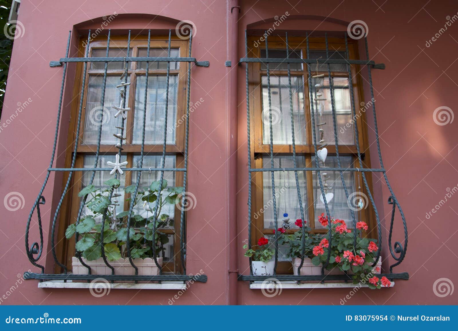 Guardrail windows stock photo. Image of front, vases - 83075954