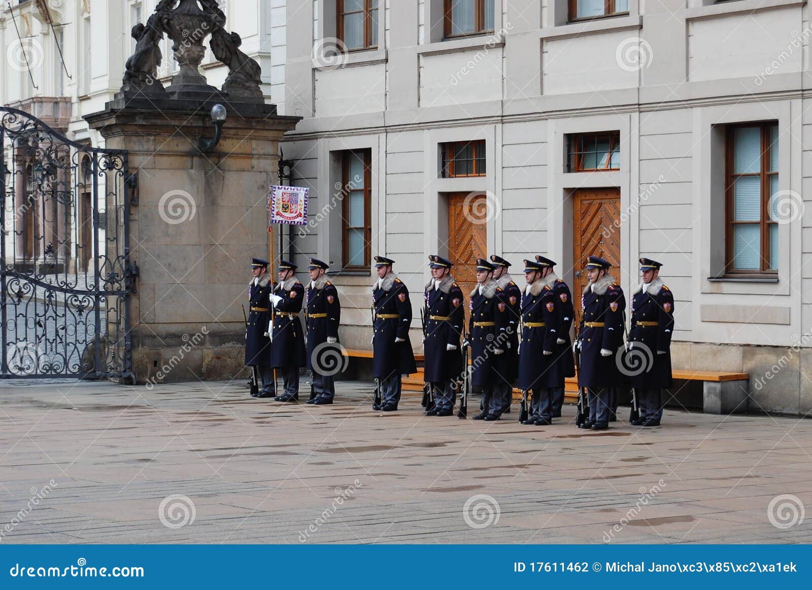 Guards Change at Prague Castle Editorial Photography - Image of gate ...