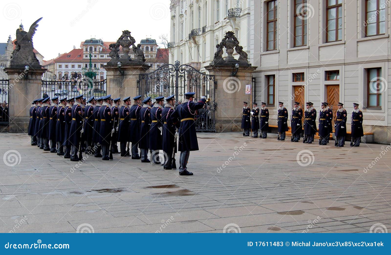 Guards Change at Prague Castle Editorial Stock Photo - Image of guard ...