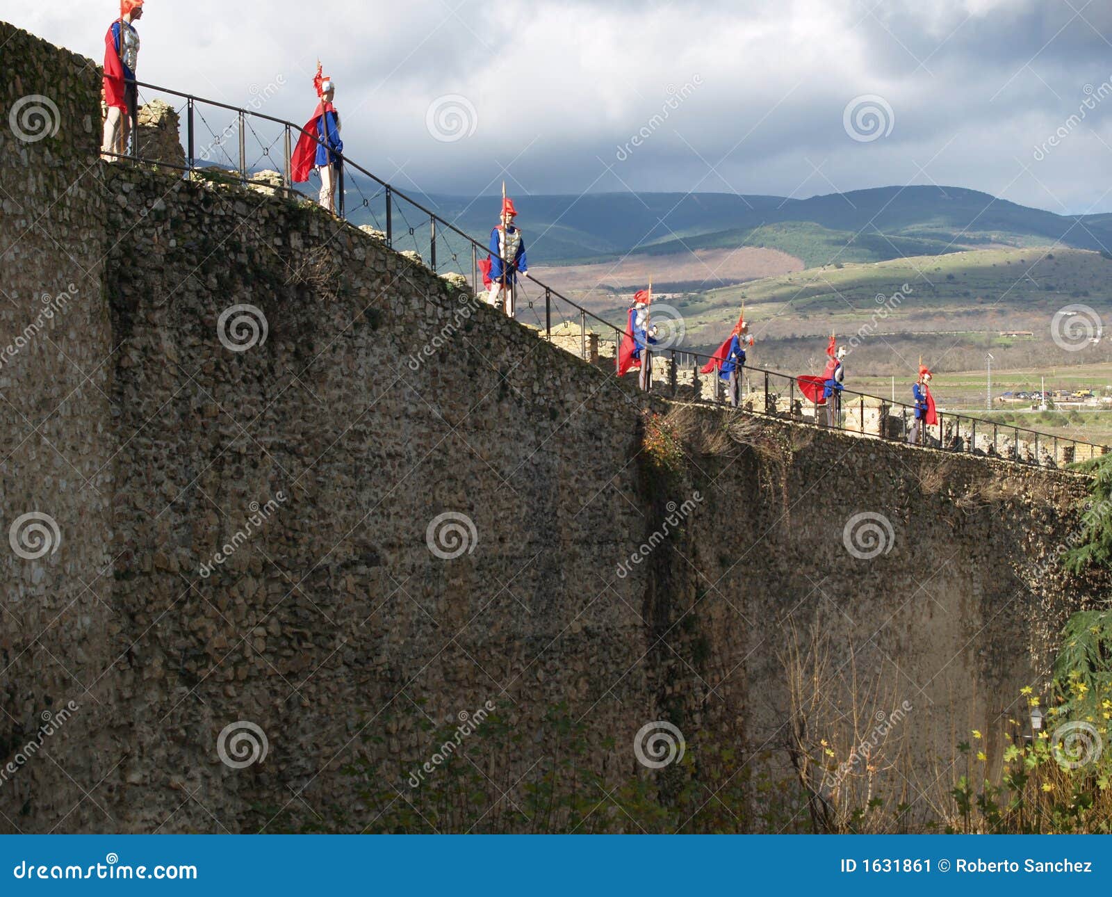 Guards of Fortress stock image. Image of guard, mountain - 1631861