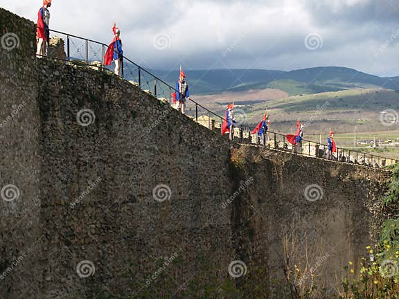 Guards of Fortress stock image. Image of guard, mountain - 1631861