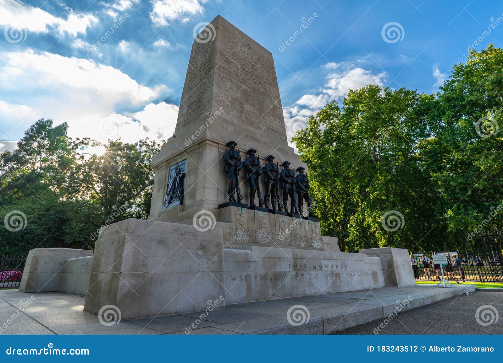 Guards Memorial in London, UK. Editorial Photography - Image of world ...