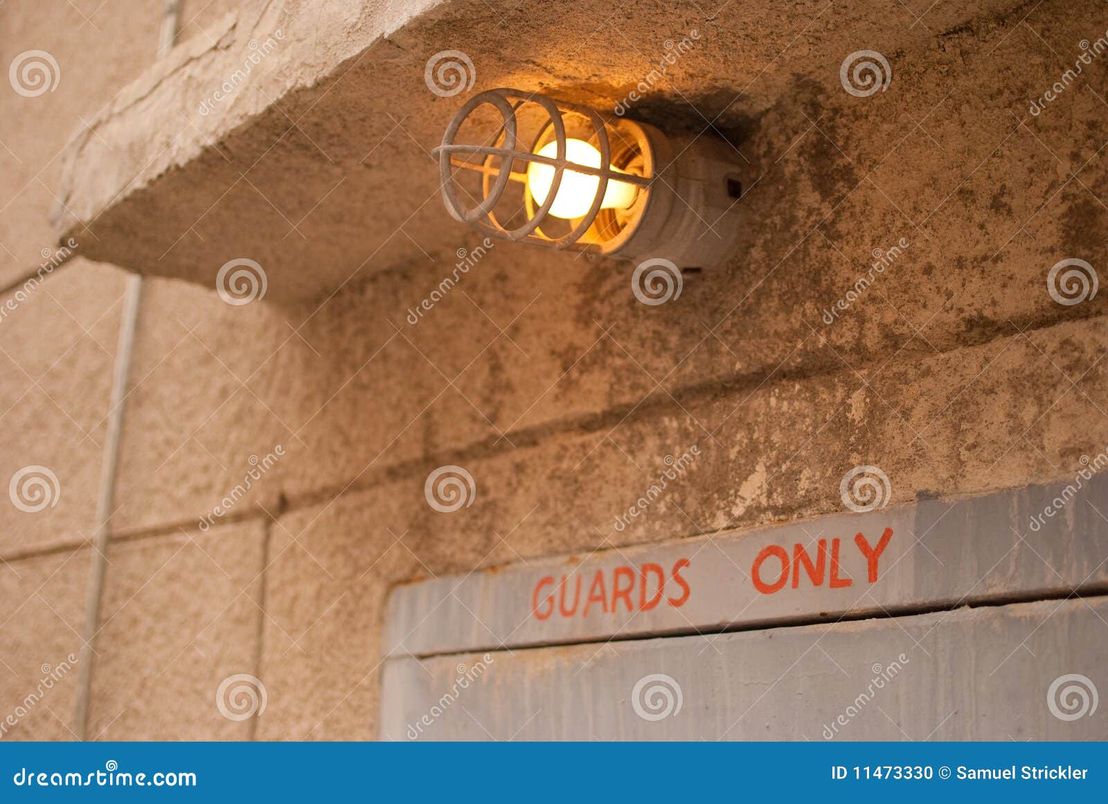 Guards only Sign stock photo. Image of punishment, cage - 11473330
