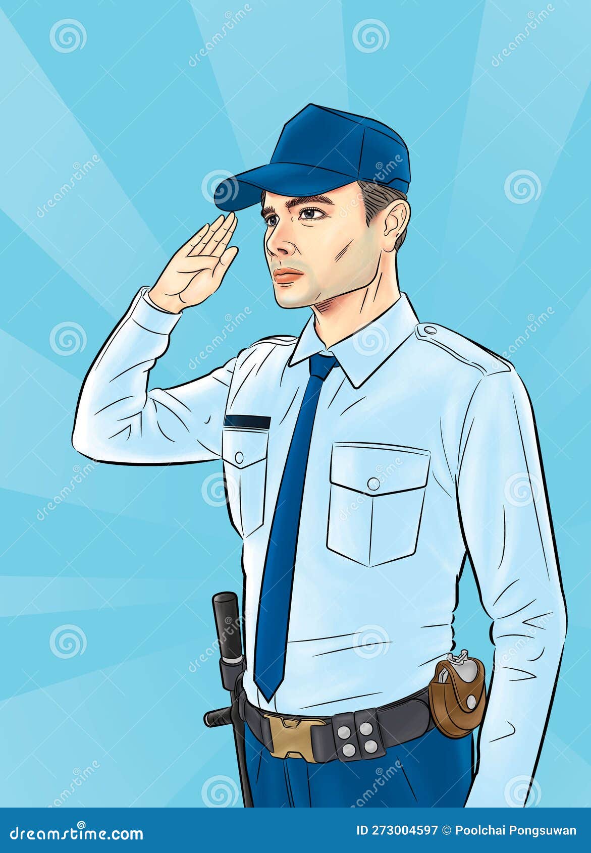 The Guards are Strictly on Duty To Maintain Safety on Duty. Stock ...