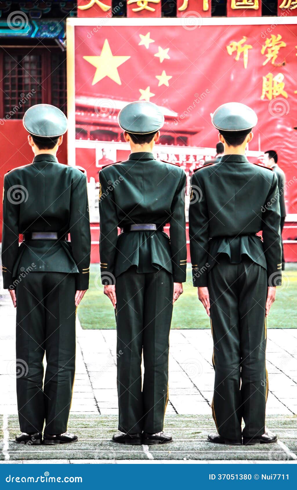 Guards at Tiananmen Square, Beijing, China 2 Editorial Image - Image of ...