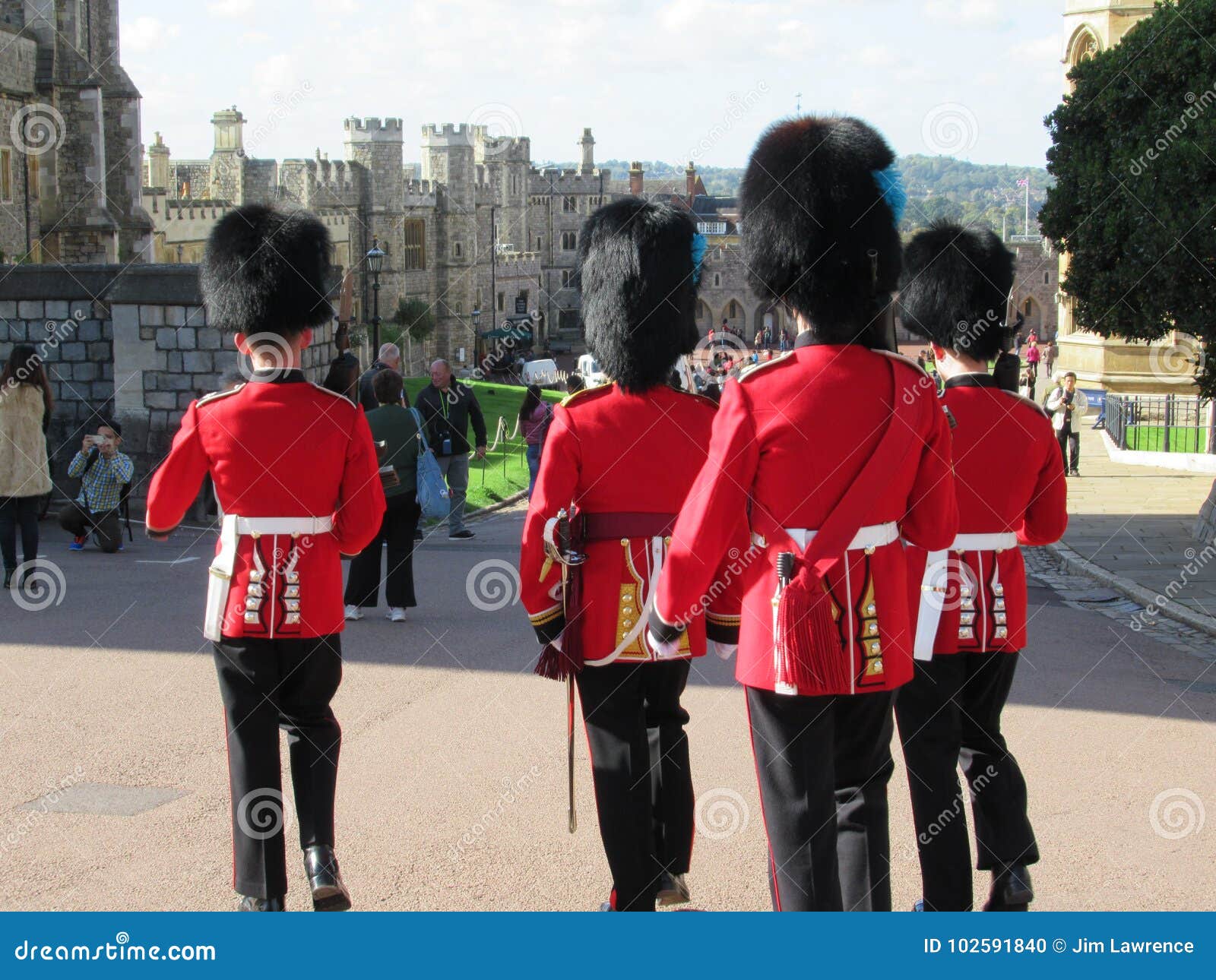 Guards at Windsor Castle editorial image. Image of england - 102591840