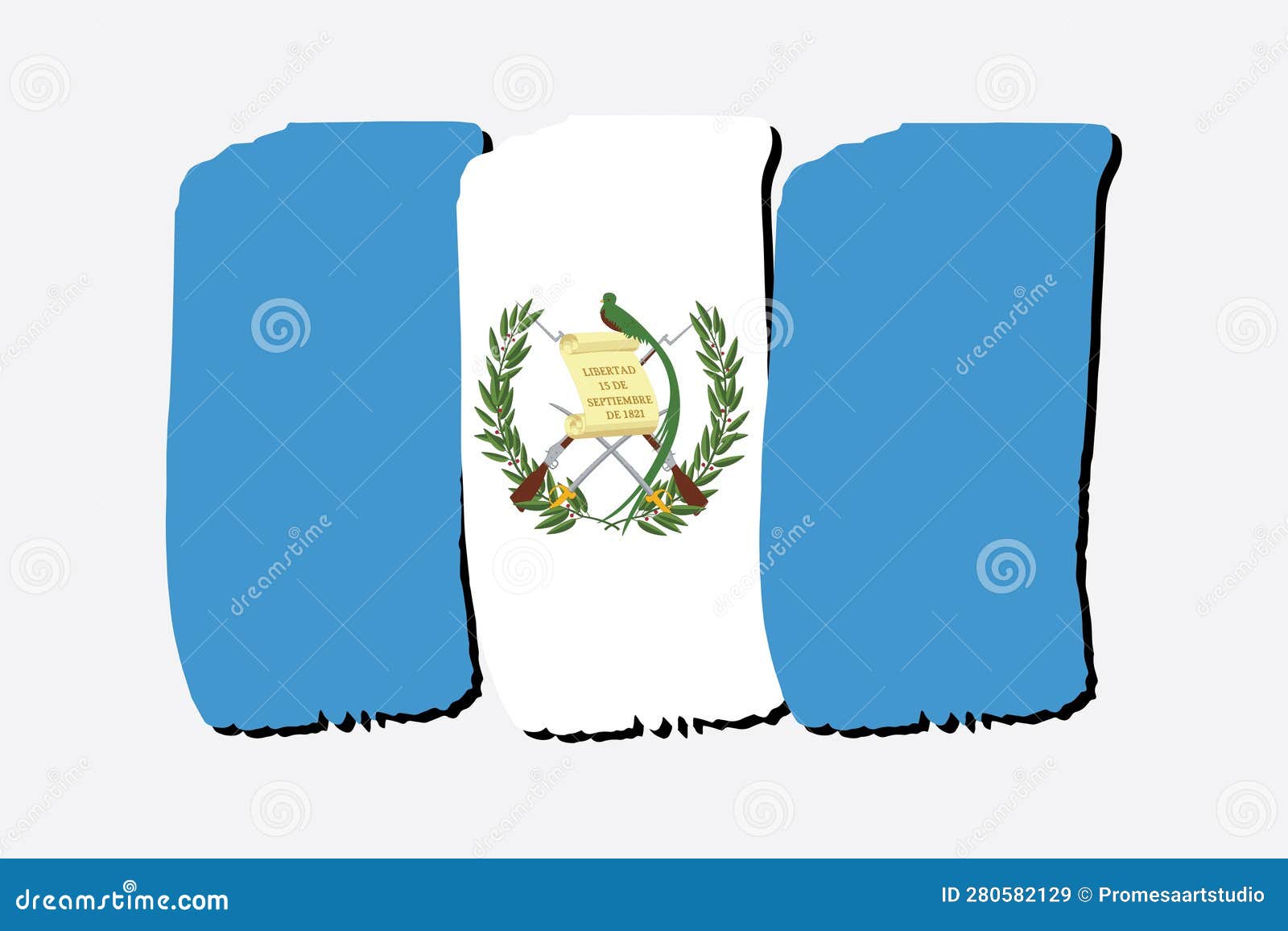 Guatemala Map - Cdr Format Cartoon Vector | CartoonDealer.com #94600269