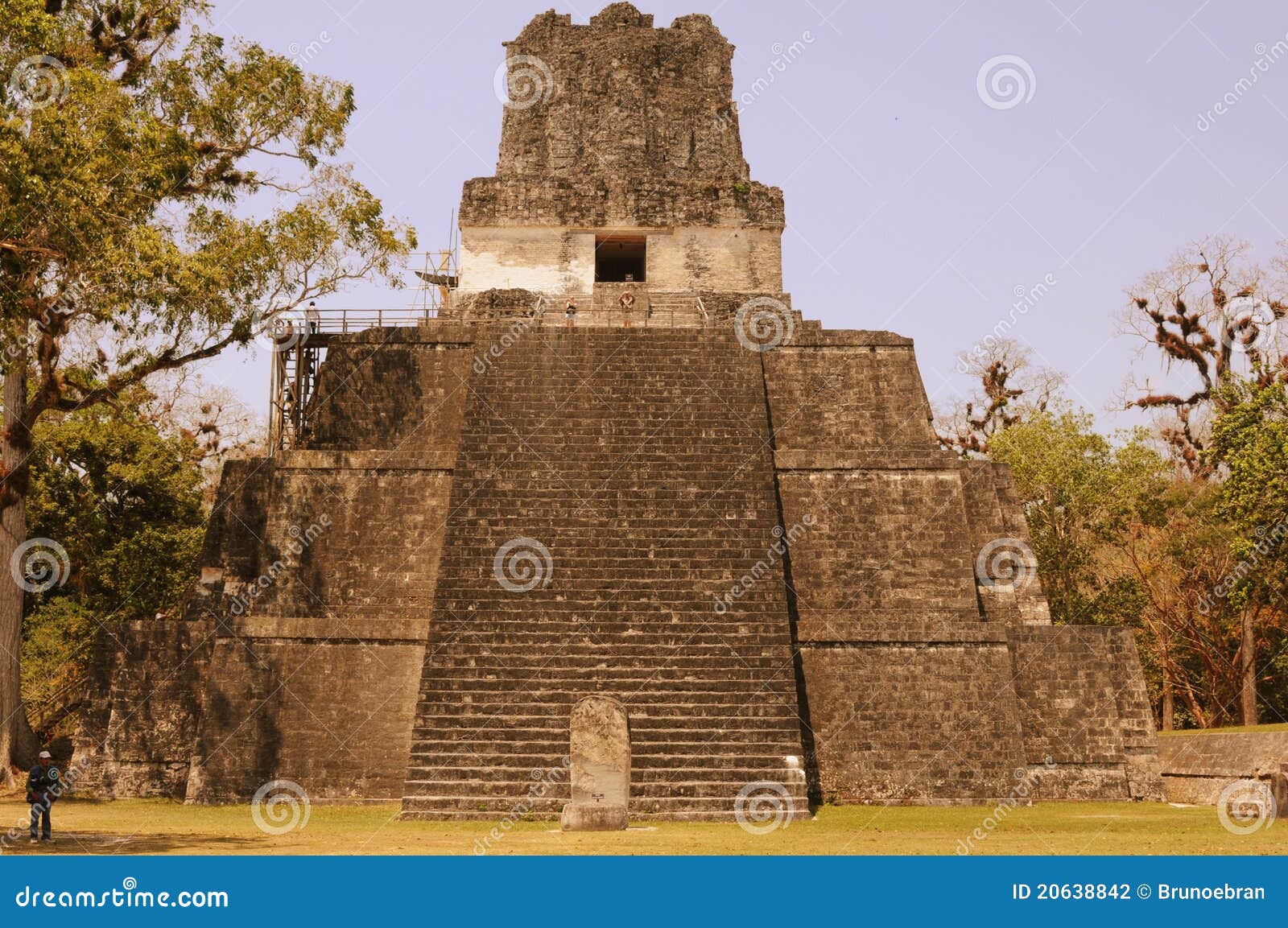 Guatemala - mayan pyramid stock photo. Image of pyramid - 20638842