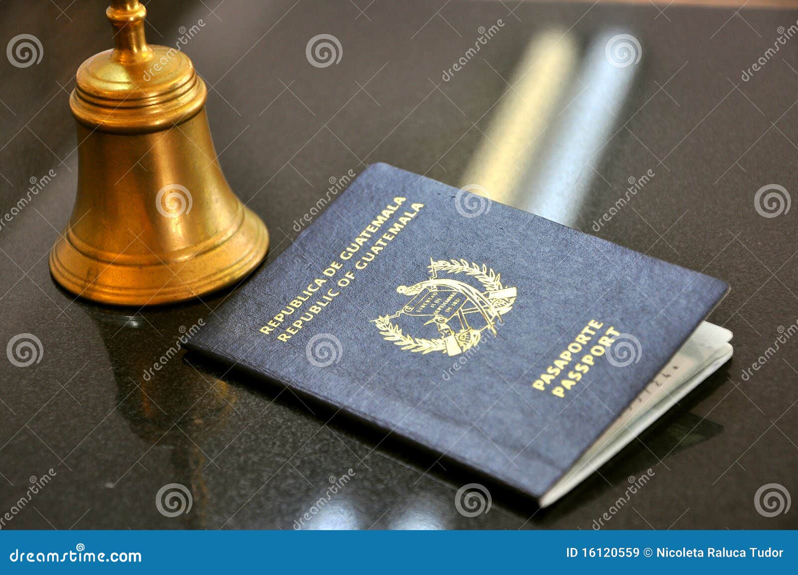Guatemala Passport in a Hotel Stock Image - Image of hotel, iguana ...