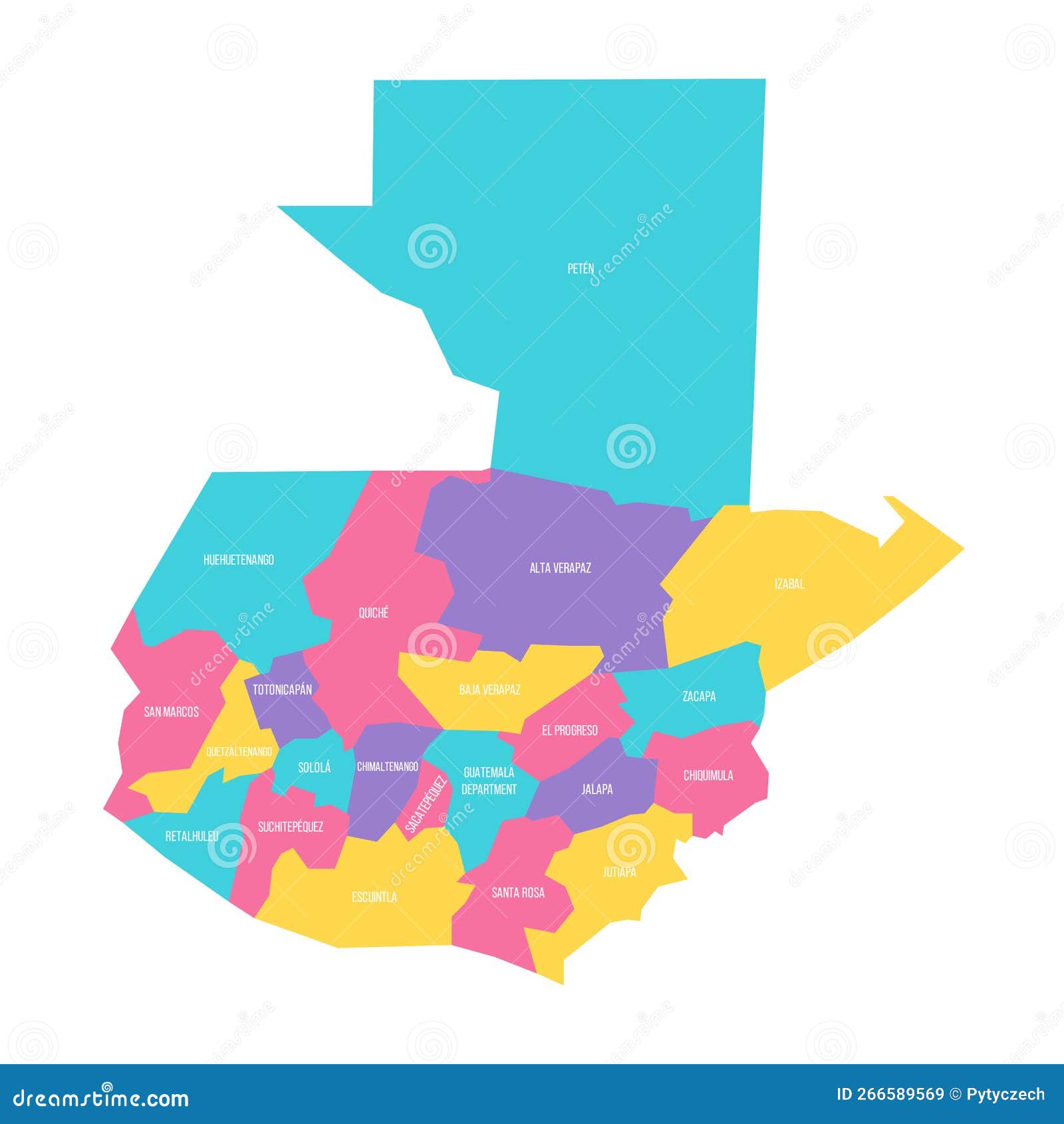 Mapa De La División Política De Guatemala - Image to u Mapa De La División Política De Guatemala - Image to u