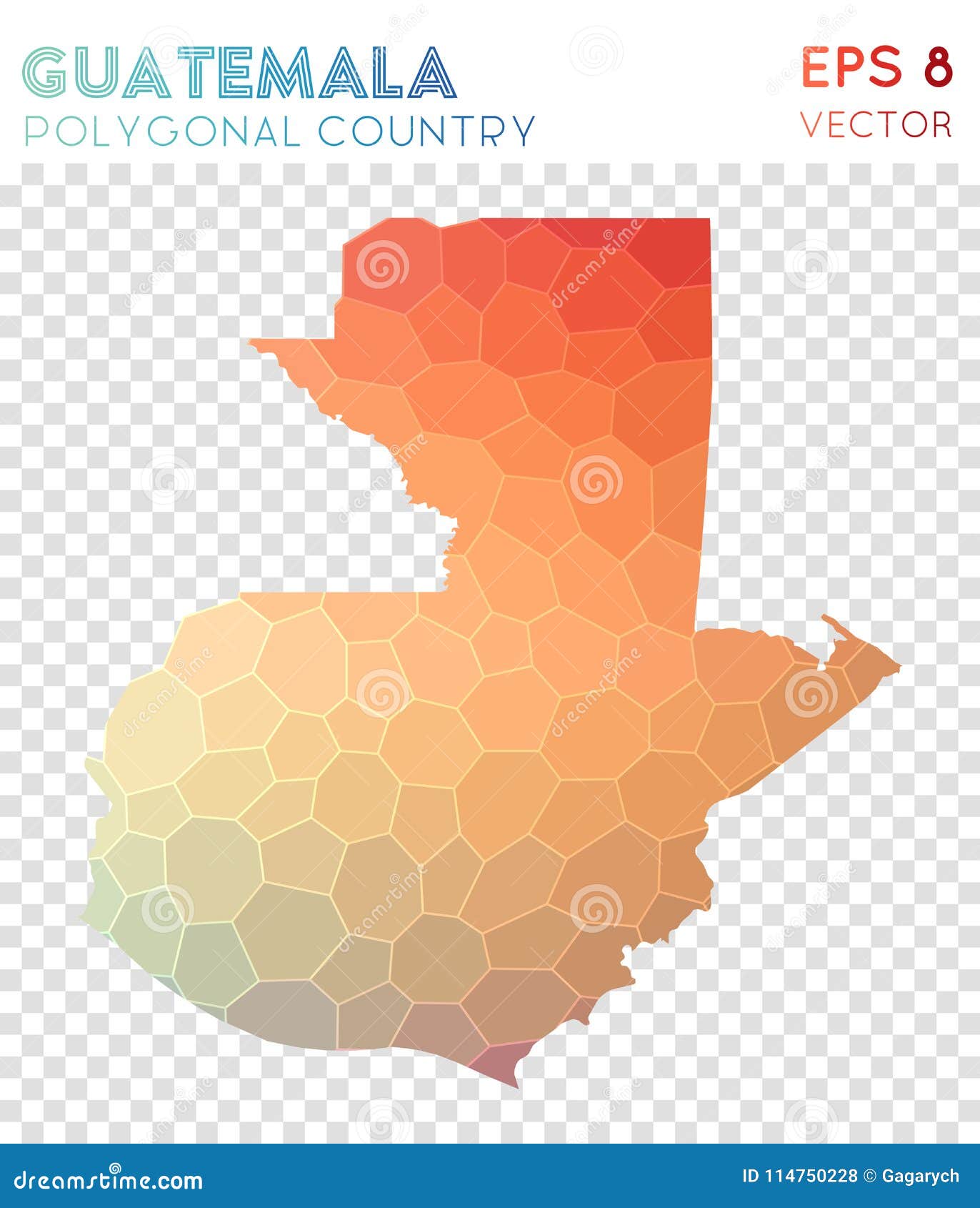 Guatemala Polygonal Map, Mosaic Style Country. Stock Vector ... Guatemala Polygonal Map, Mosaic Style Country. Stock Vector ...
