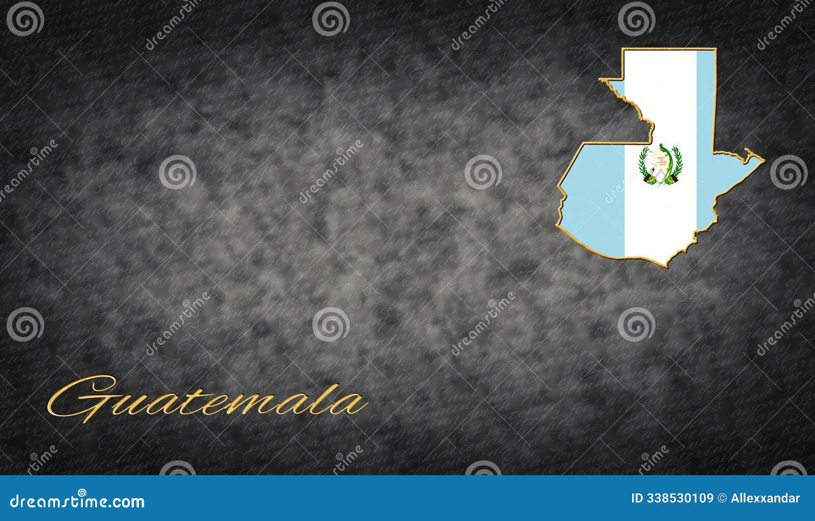 Guatemala Symbols, Map of Guatemala Stock Image - Image of reefs ...
