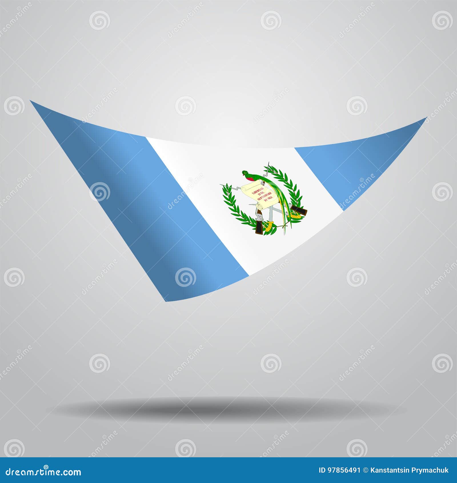 Guatemalan Flag Background. Vector Illustration. Stock Vector ...
