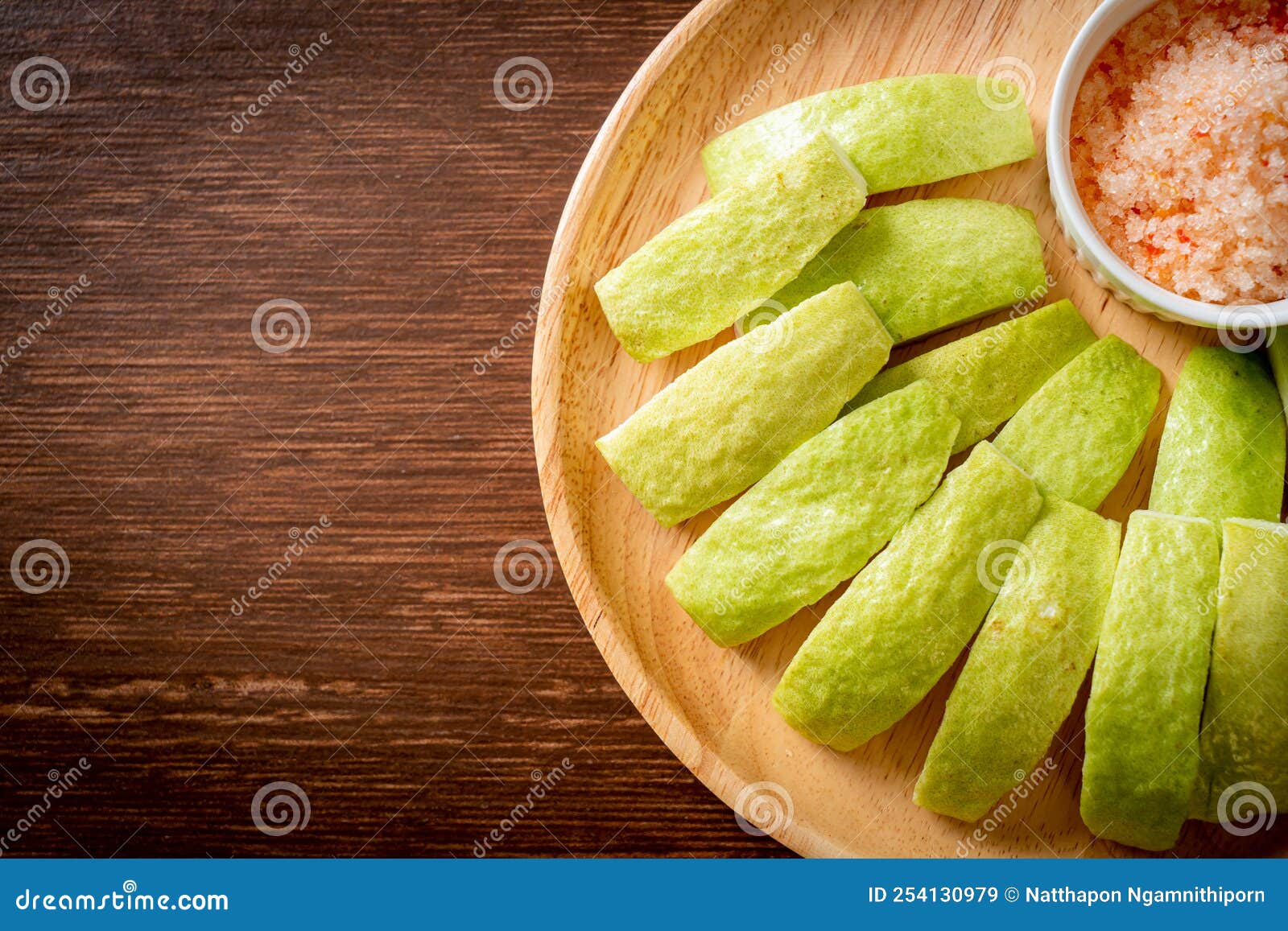 Guava Dip with Chili and Salt Stock Image - Image of agriculture ...