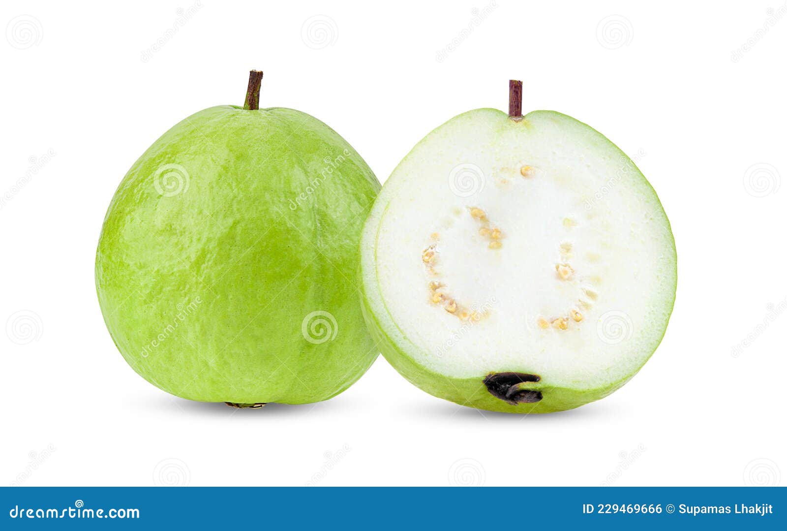 Guava Fruit Isolated on White Stock Photo - Image of closeup, sweet ...