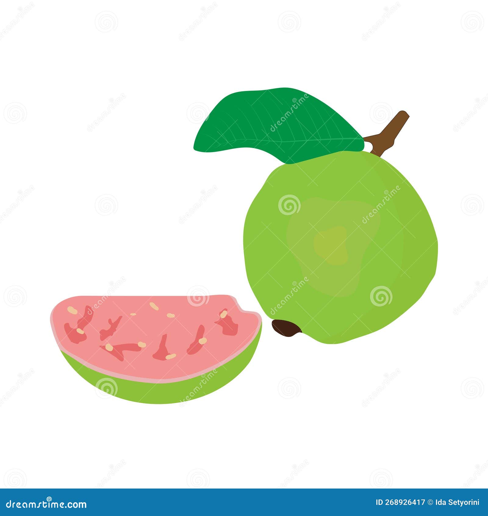 Guava icon vektor stock vector. Illustration of tasty - 268926417