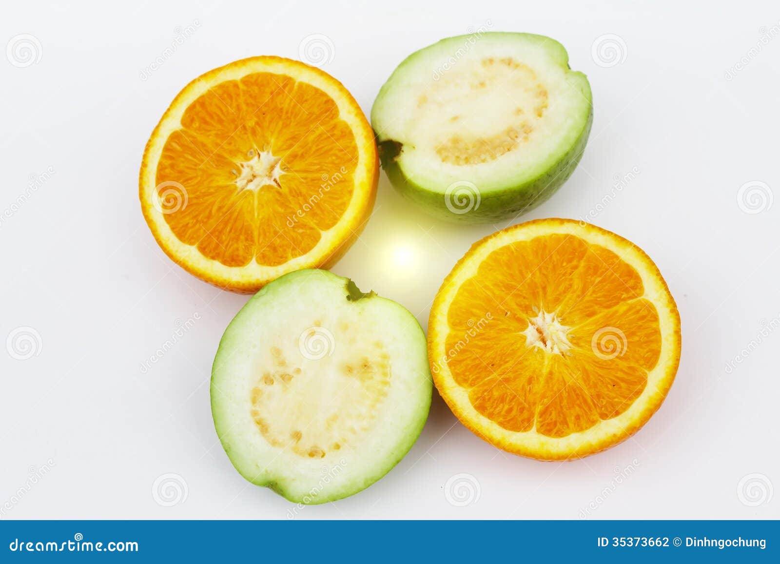 Guava and orange stock photo. Image of color, diet, green - 35373662