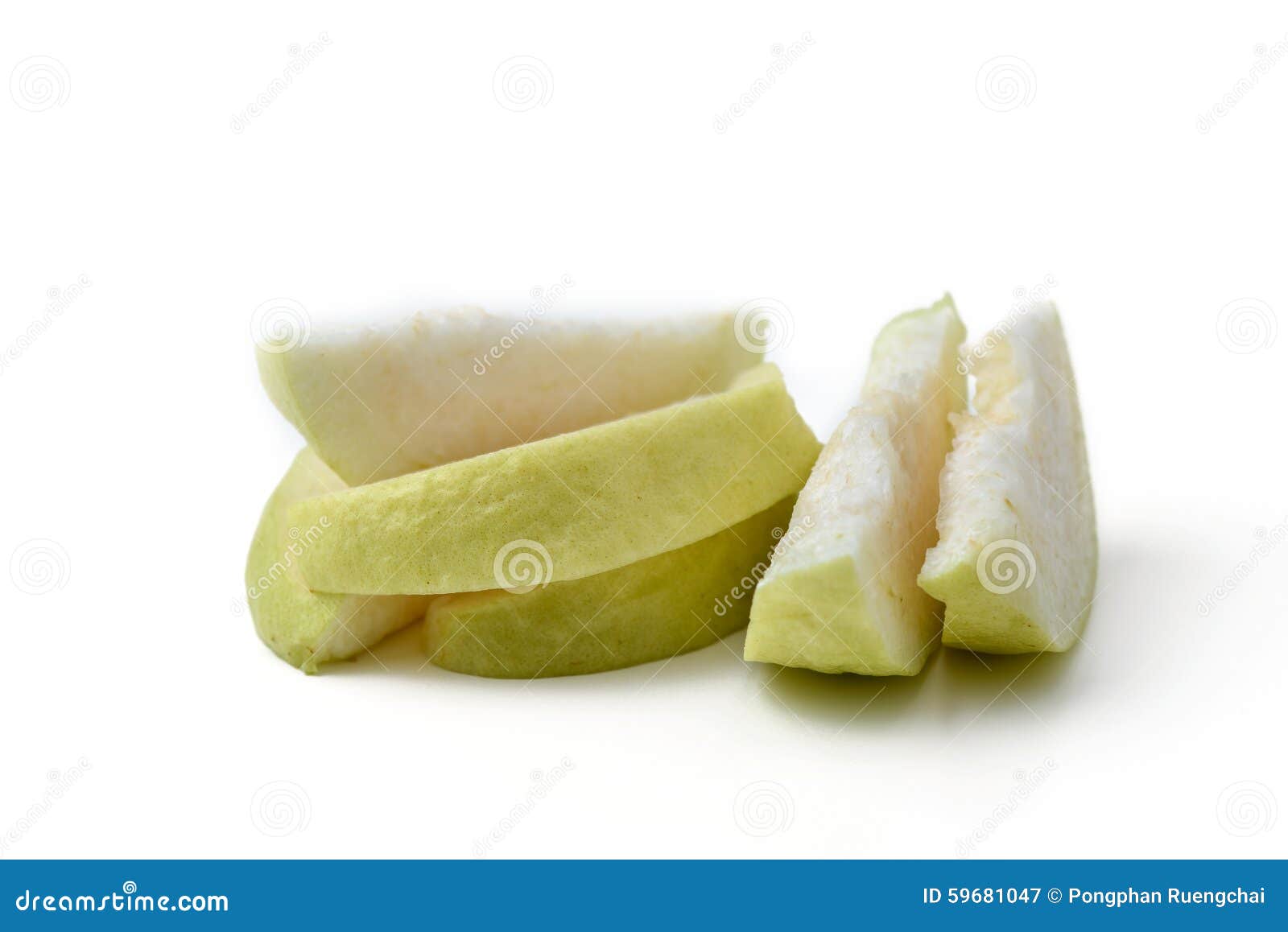 Guava slices stock image. Image of cutting, eating, vegetarian - 59681047