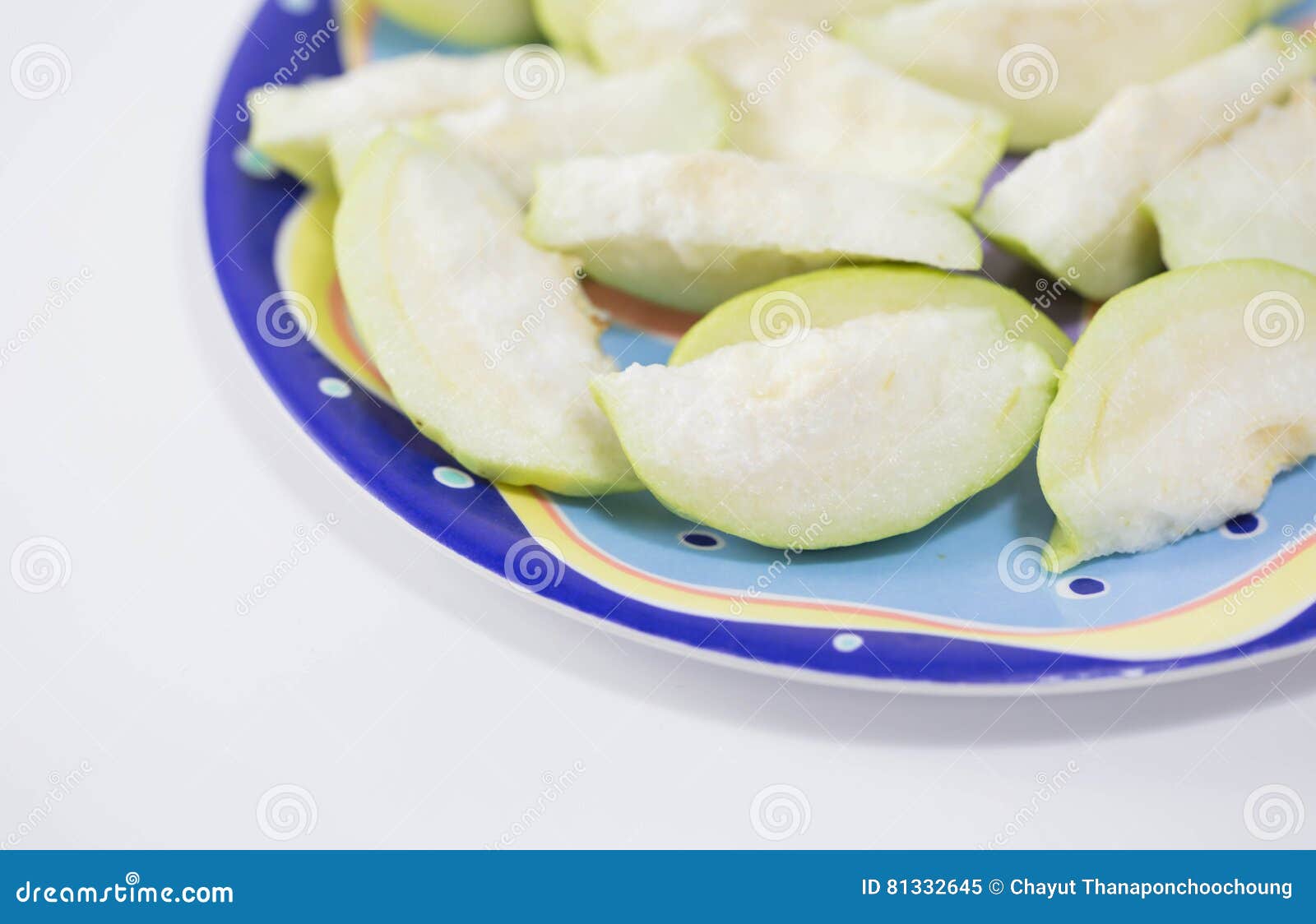 Guava stock image. Image of close, ripe, dish, organic - 81332645