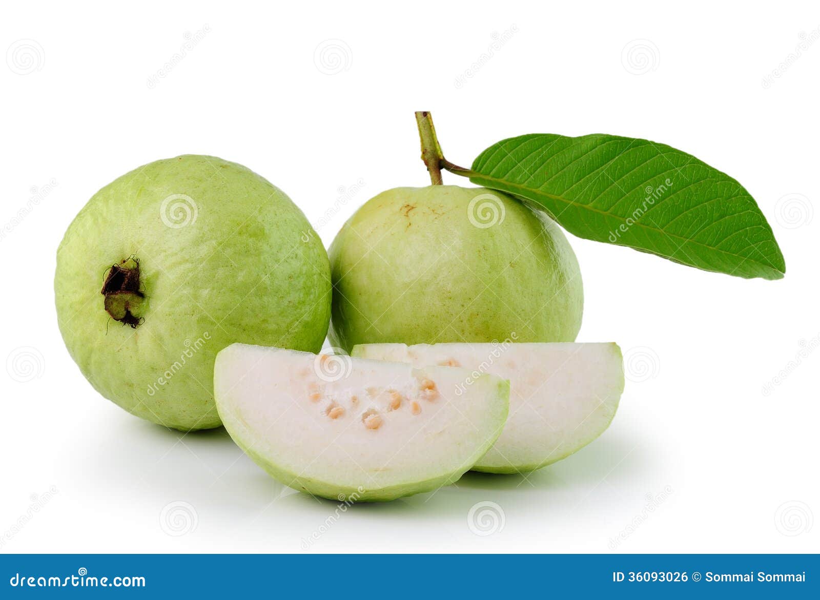 Guava On White Background Stock Photography | CartoonDealer.com #36093026