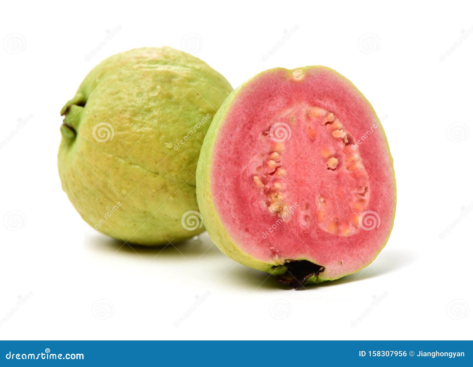 Guayaba rosa foto de archivo. Imagen de germen, rojo - 158307956