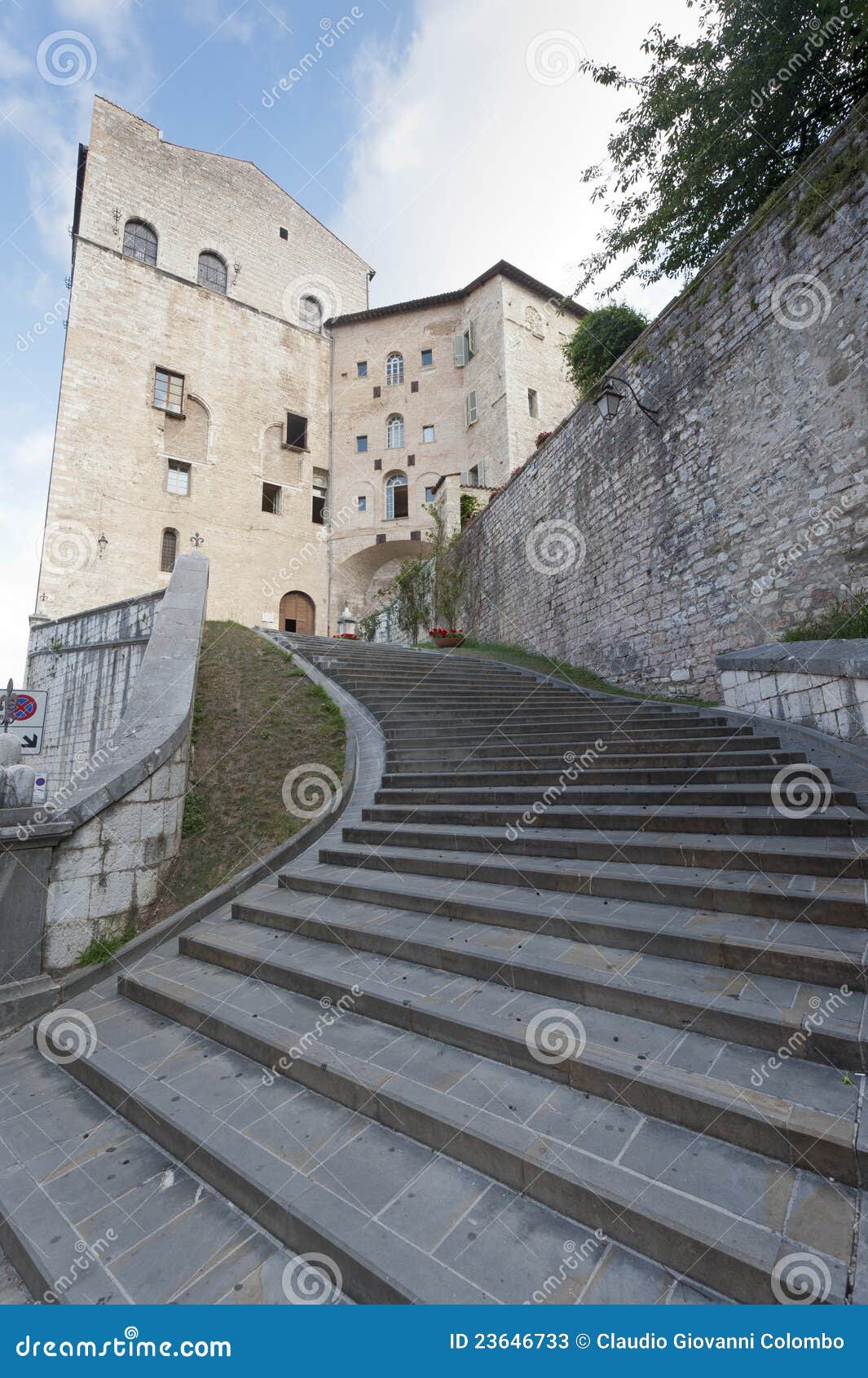 Gubbio (Perugia) stock image. Image of europe, city, architecture ...