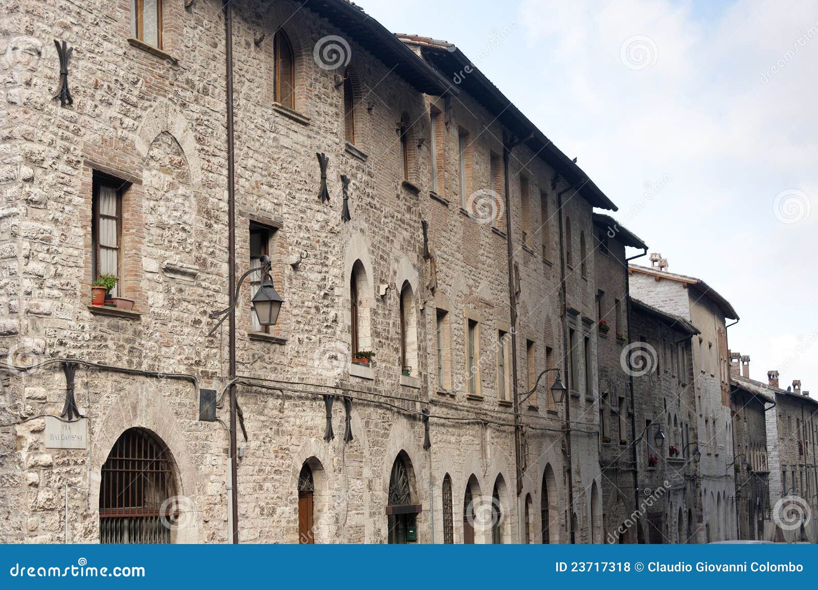 Gubbio (Perugia) stock photo. Image of color, city, cityscape - 23717318