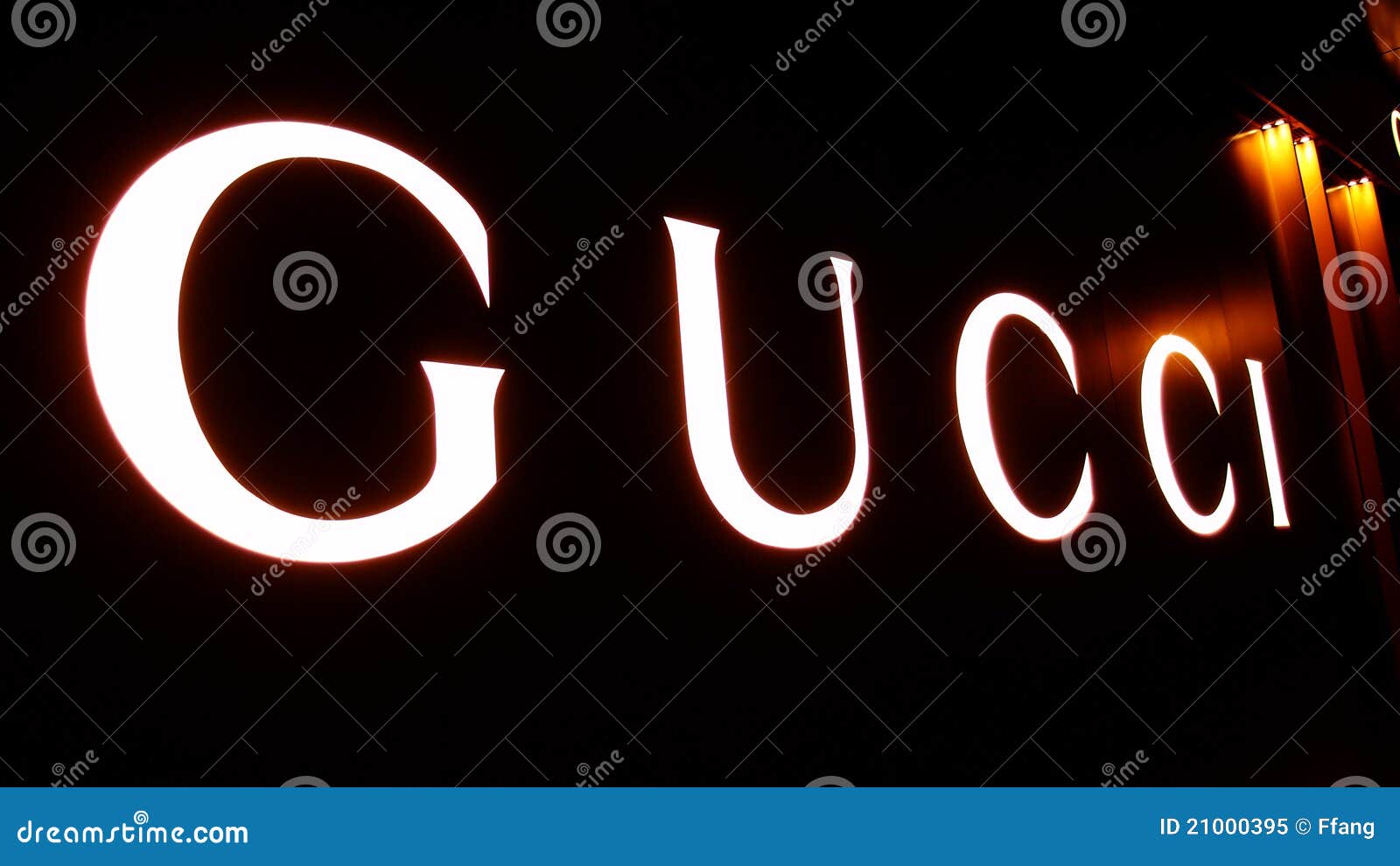 The Gucci Logo Signage On Store Hop Facade In Hongkong Editorial Image ...