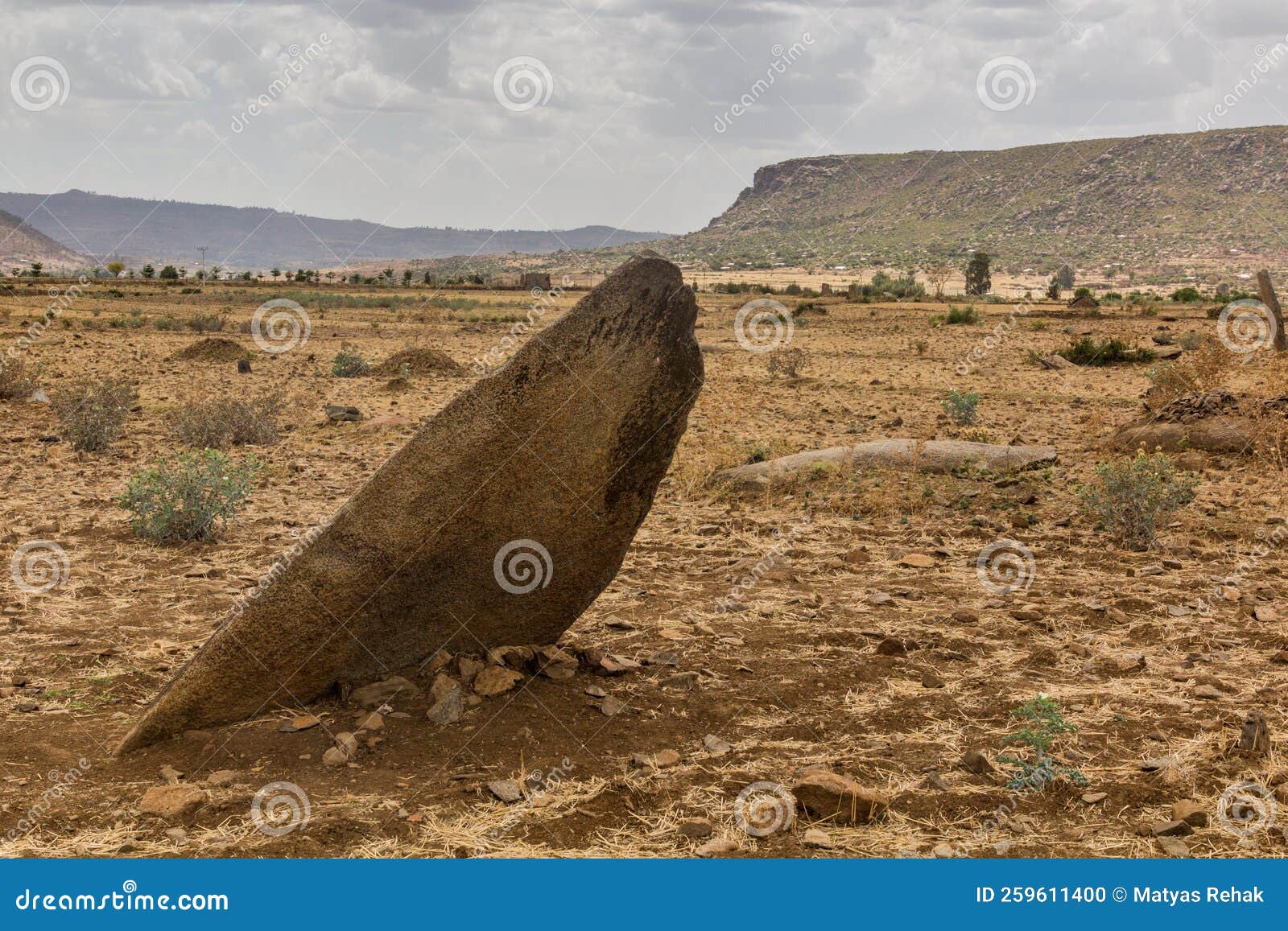 Gudit Stelae Field in Axum, Ethiop Stock Photo - Image of stele ...