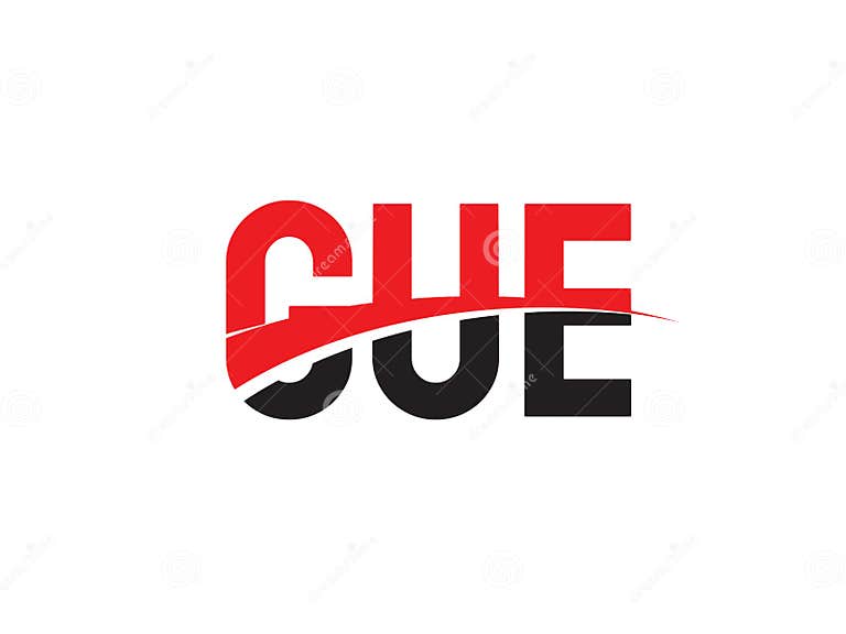 GUE Letter Initial Logo Design Vector Illustration Stock Vector ...
