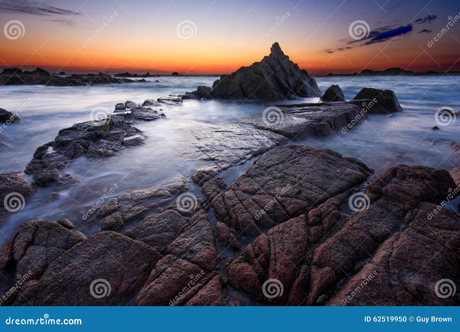 Guernsey sunset stock photo. Image of incredible, dusk - 62519950