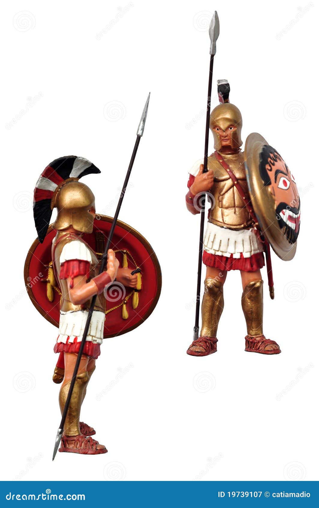 Guerrero griego imagen de archivo. Imagen de blindaje - 19739107