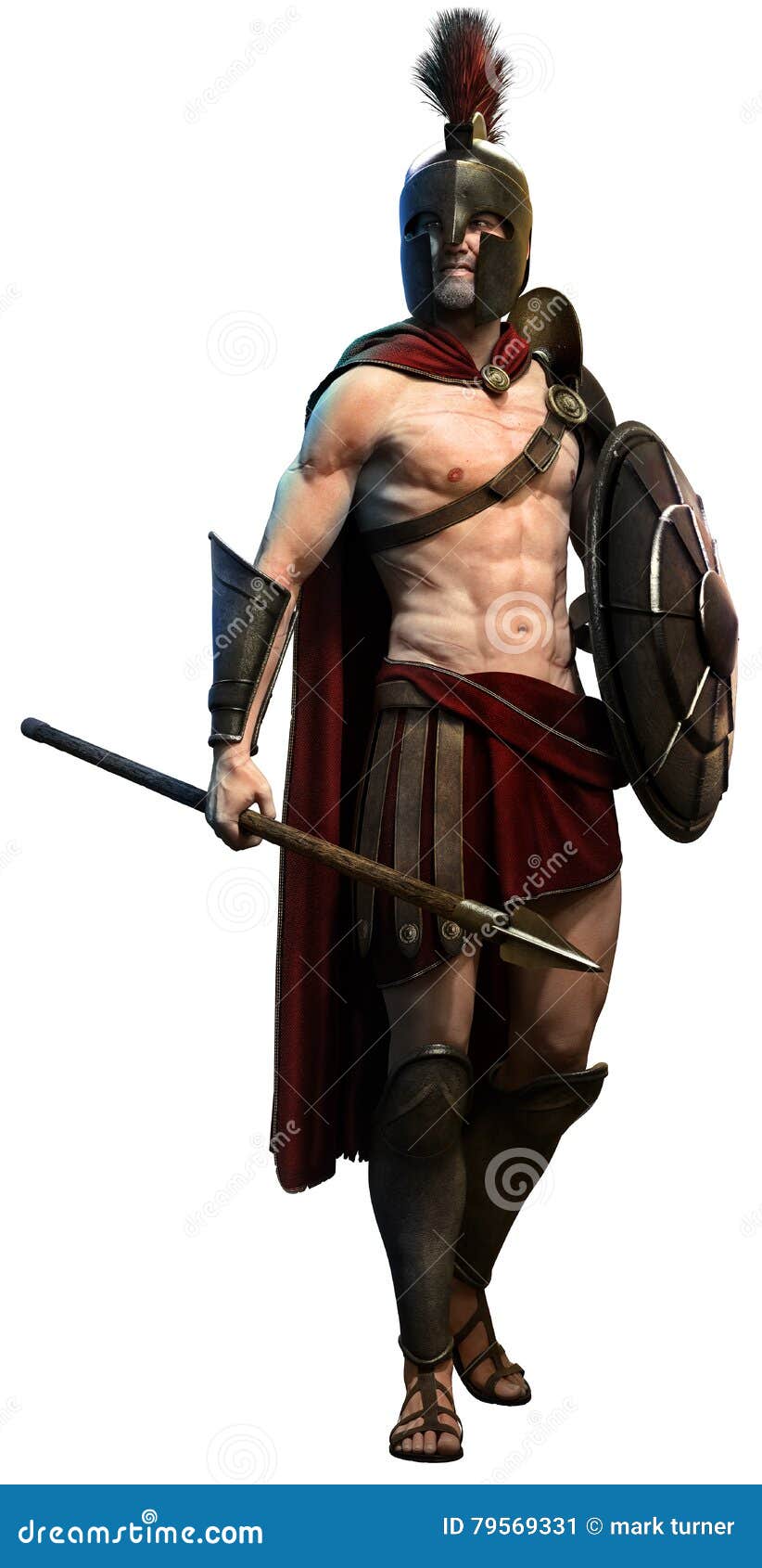 Guerrier spartiate illustration stock. Illustration du ecran - 79569331